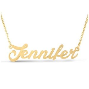 Jewelry | Jennifer Gold Name Necklace | Poshmark